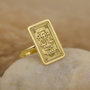 Libra Zodiac Ring - 925 Sterling Silver Astrology Jewelry, Elegant ...