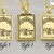 Real 14k Solid Gold Compass Necklace Personalized Yellow Gold Compass ...