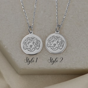 Personalized 14K Solid Gold Cavapoo Necklace - Cute Dog Pendant, Pet ...