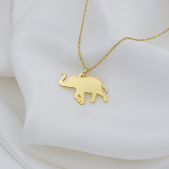 14k gold elephant pendant store
