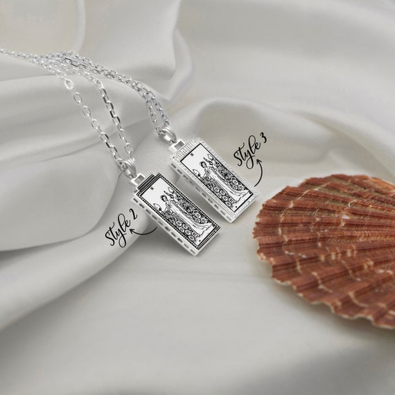 Etsy tarot necklace store