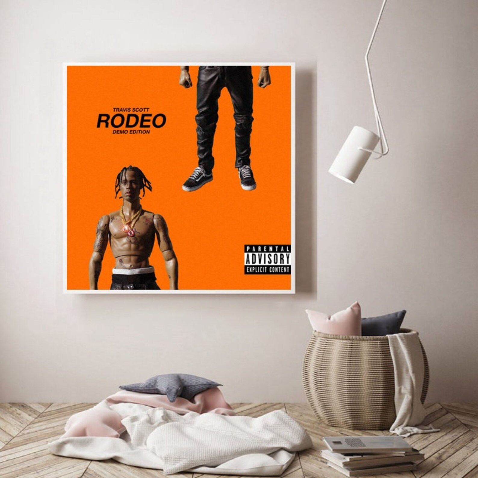 Travis Scott Rodeo Music Album Cover Canvas Poster | Etsy