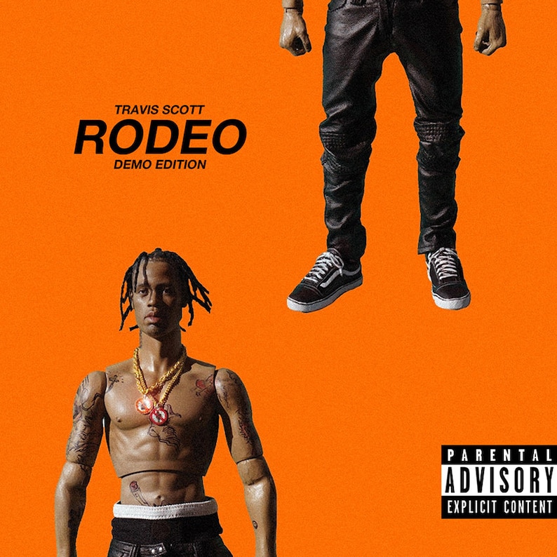 Travis Scott Rodeo Music Album Cover Canvas Poster | Etsy