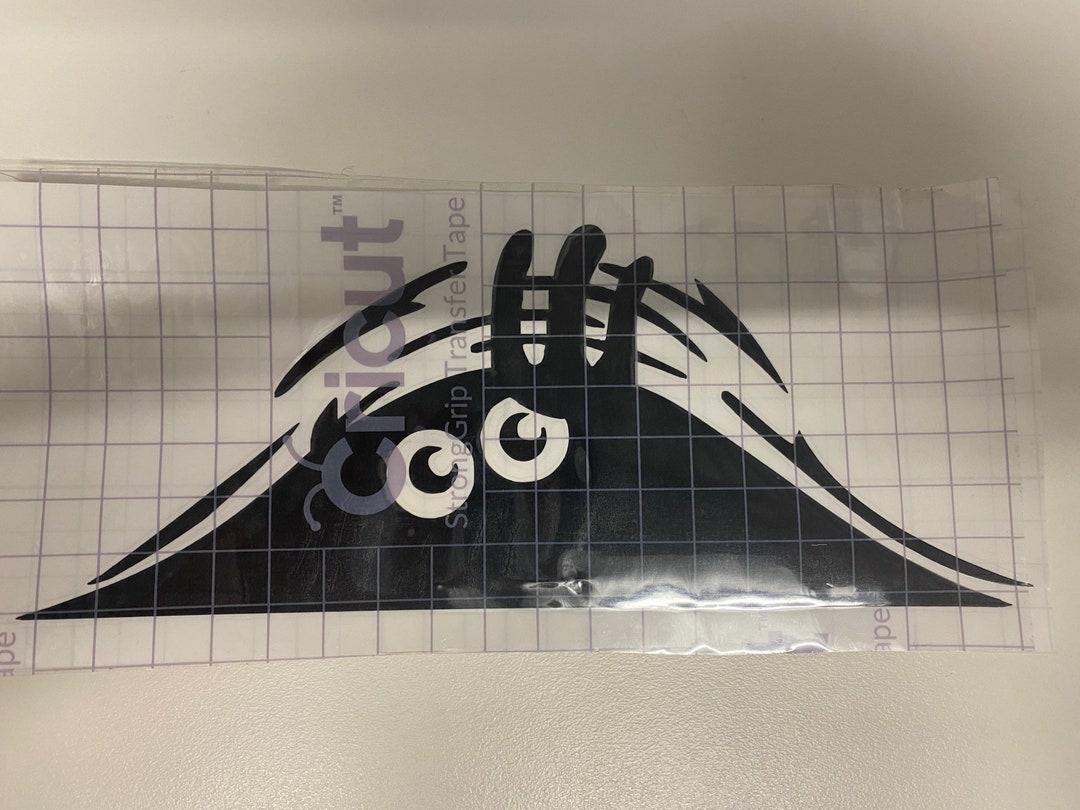 Peeking Monster Decal - Etsy