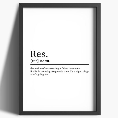 Rage Quit Definition Print Gaming Wall Art Gift Ideas for - Etsy