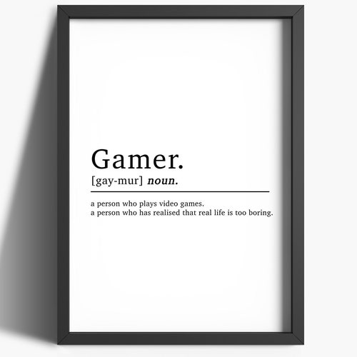 Gaming Prints Gamer Print Gaming Wall Art Gamer Gifts - Etsy