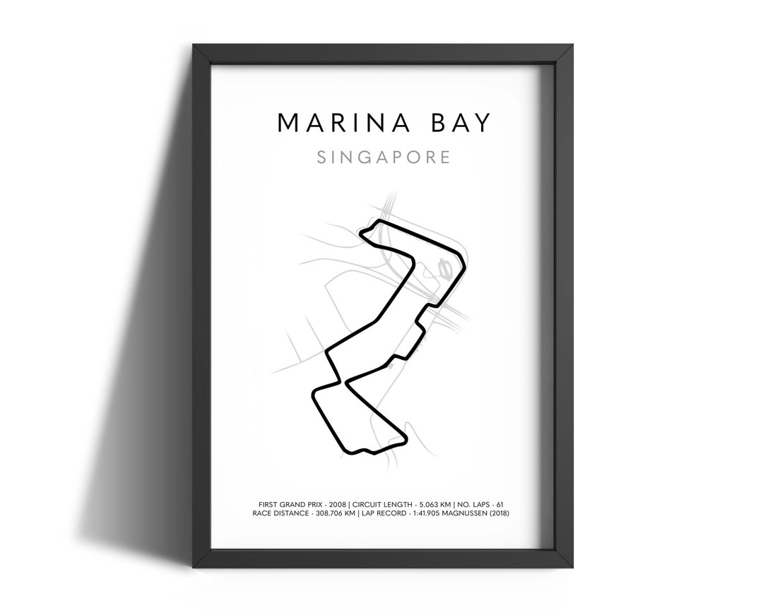 Singapore Grand Prix Print F1 Poster Formula 1 Prints - Etsy