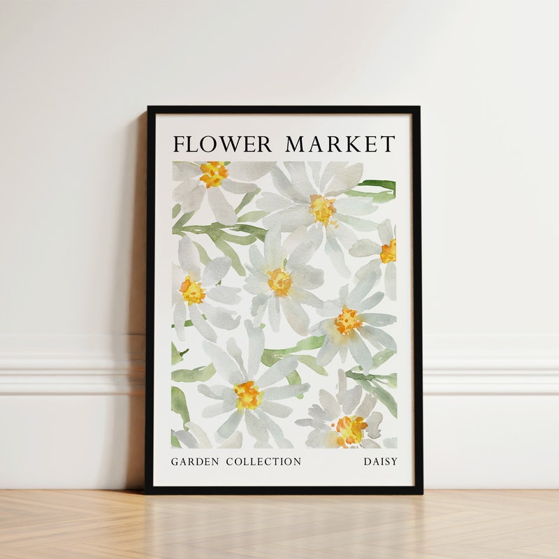 Daisy Print - Etsy