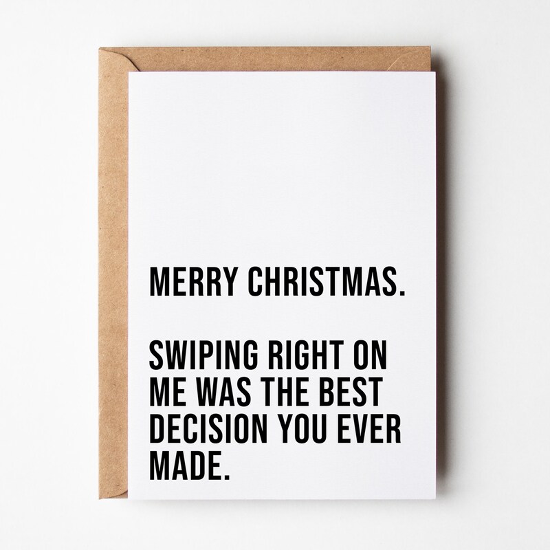 Swiped Right Card - Etsy