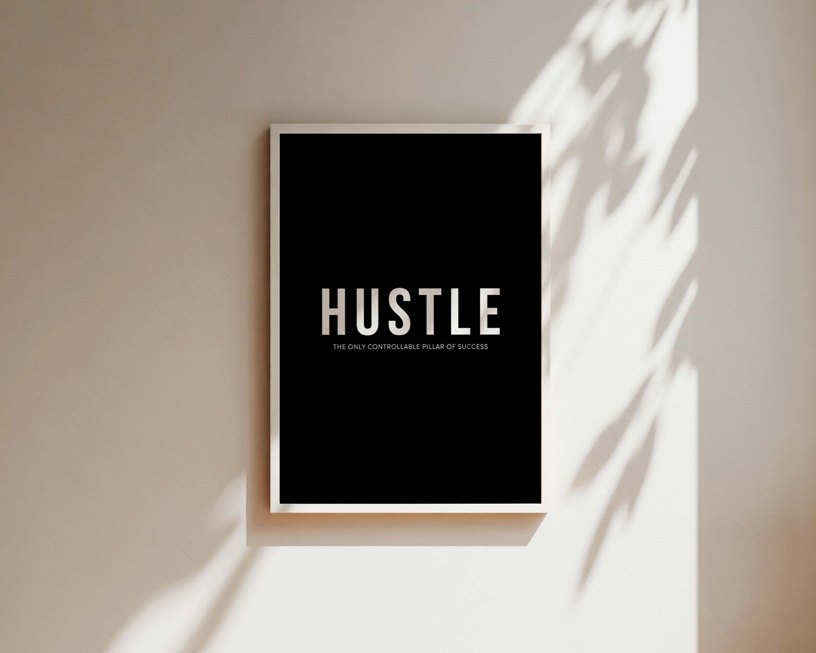 Hustle Print Inspirational Wall Art | Motivational Prints | Office ...
