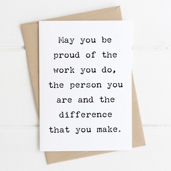 Inspirational Card - Etsy