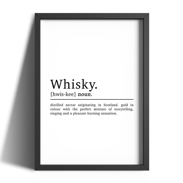 Whiskey Print - Etsy