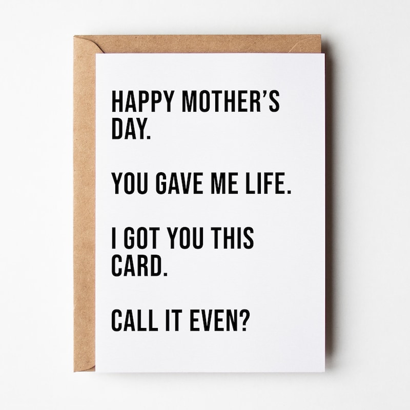 Funny Mothers Day Cards - Etsy