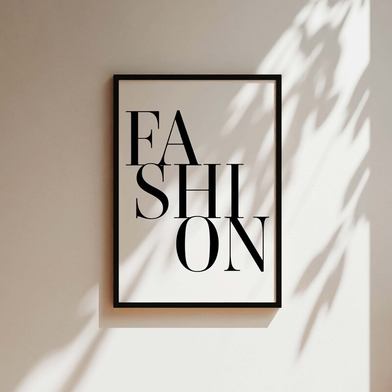 Fashion Poster - Etsy