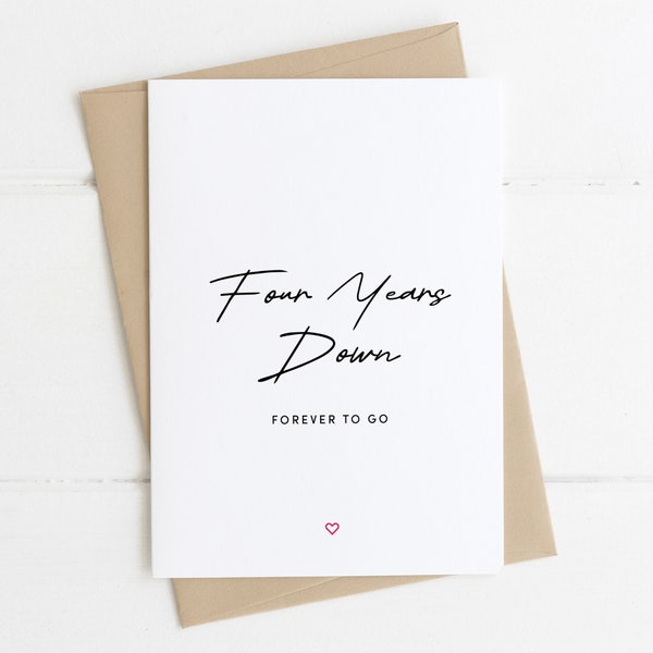 4th Anniversary - Etsy UK