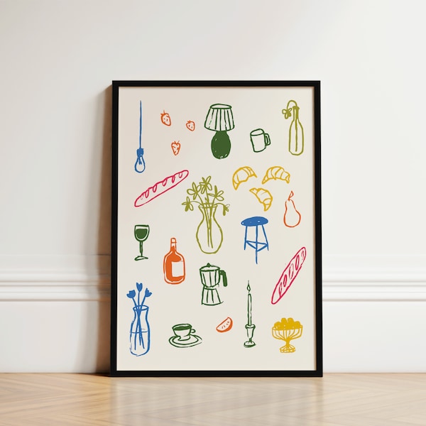 Kitchen Table Art - Etsy