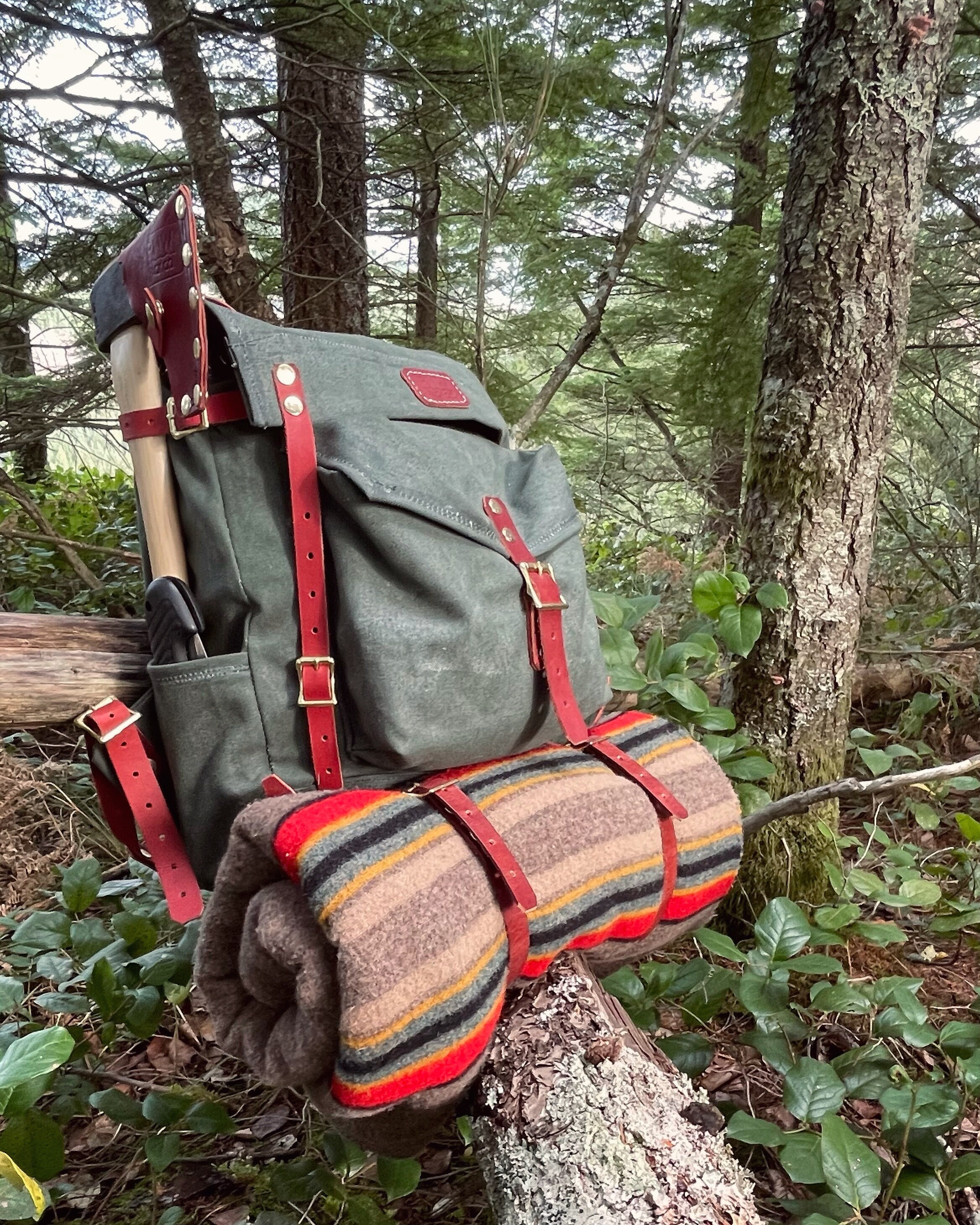 Bushcraft Backpack Handmade in USA Bushcraft Rucksack Bushcraft Bag ...