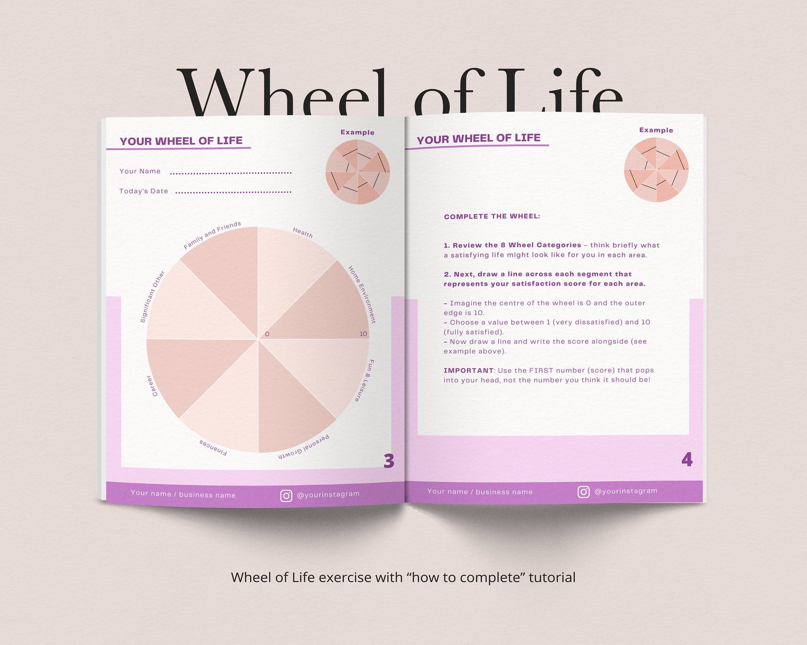 Life Coaching Exercises Ebook Coach Template Worksheet - Etsy