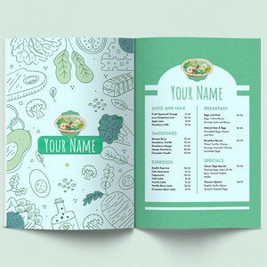 Chef & Restaurant Menu Template | Canva Menu Template | Editable Menu ...