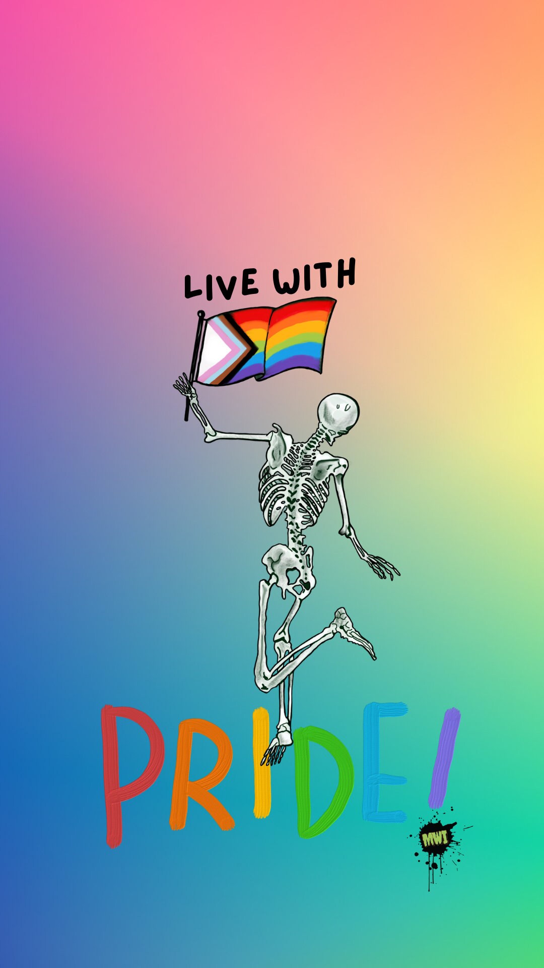 Spooky Pride Pack, Skeleton, LGBTQI Sticker Sheet - Etsy