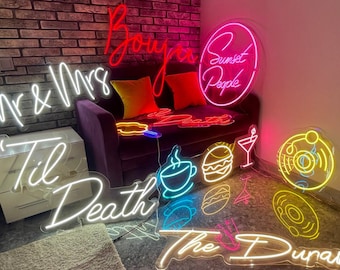 Toilet Neon Sign WC Signs Led Neon Custom Toilet Symbol Led - Etsy