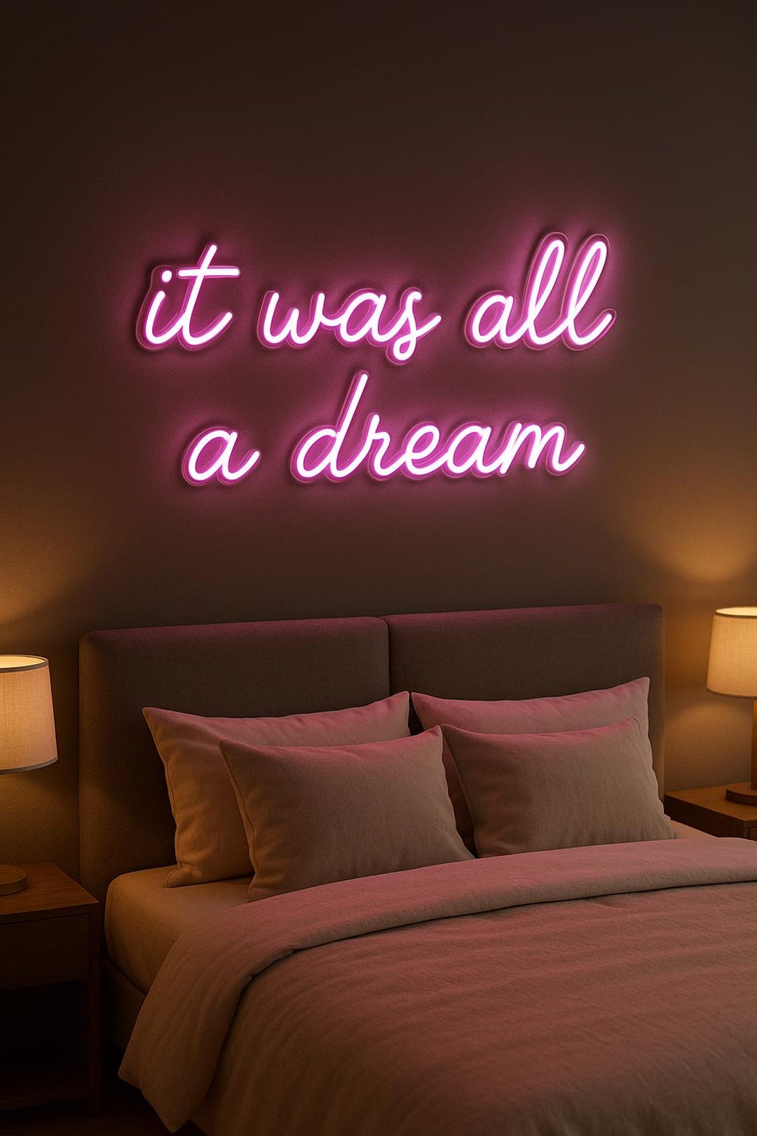 Dreamy Nostalgic Custom Neon Sign, Soft Aesthetic Personalized LED ...