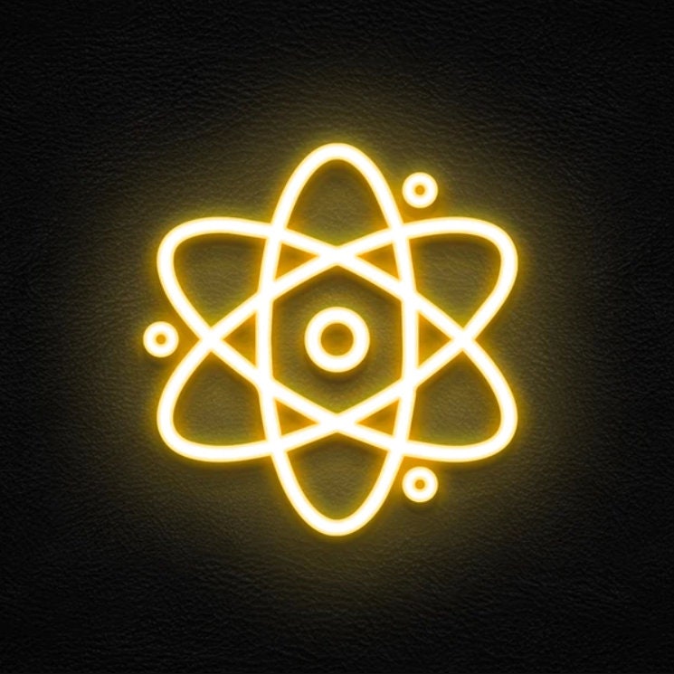 Molecule Neon Sign Custom Neon Sign Neon Sign Bedroom - Etsy