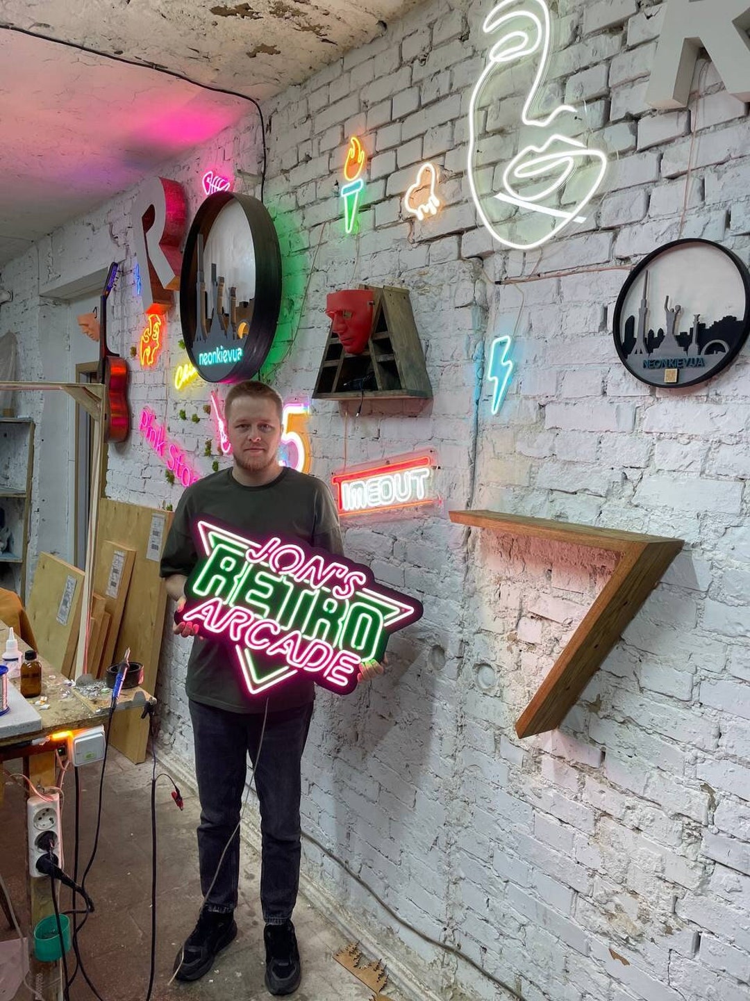 Custom Neon Signs - Retro Arcade Neon Signs - Etsy