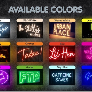 Custom Neon Signs - Retro Arcade Neon Signs - Etsy