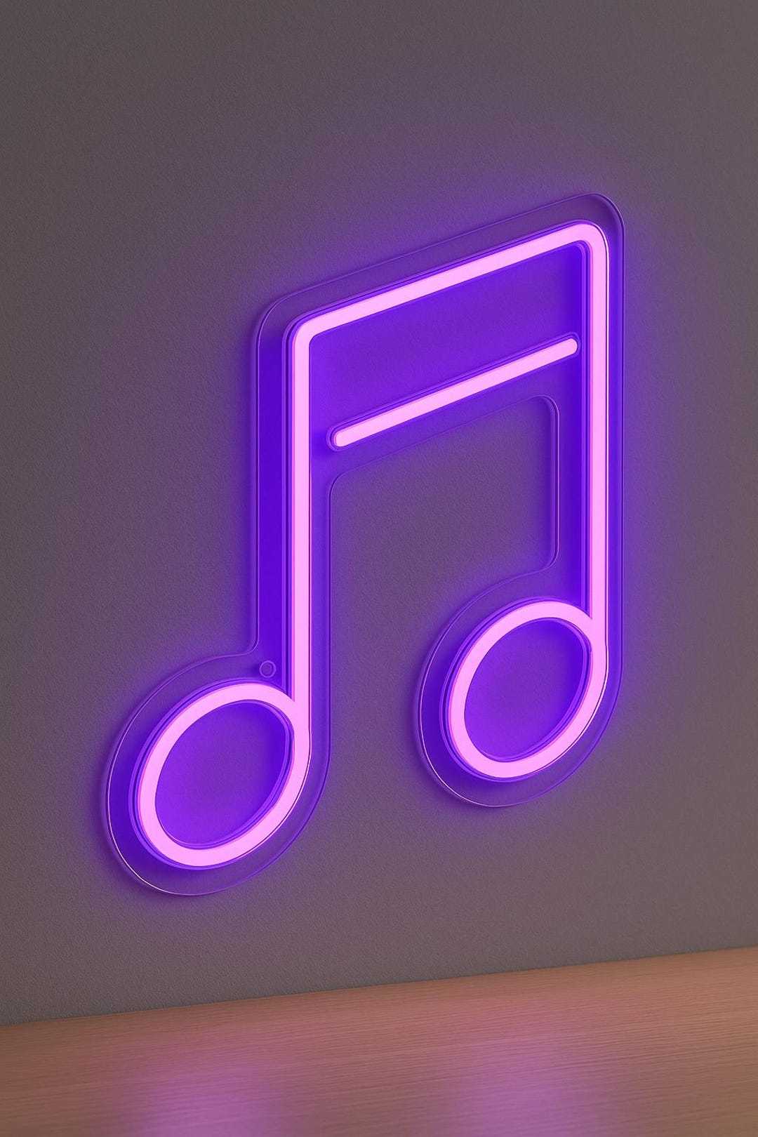 Rhythmic Playful Custom Neon Sign, Musical Modern Personalized LED ...
