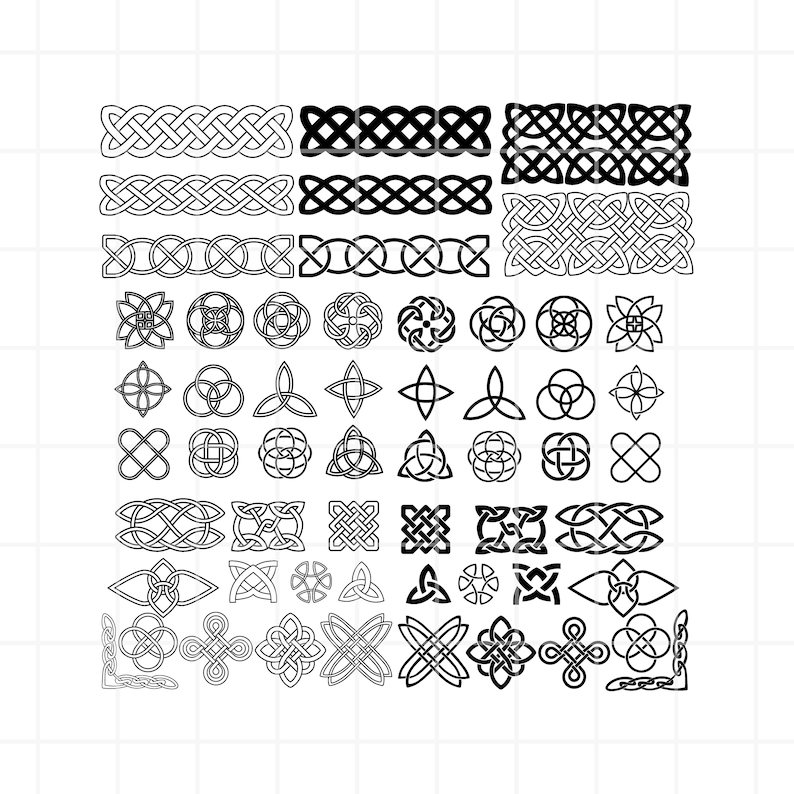 Celtic Knots SVG. Celtic Knots Png. Celtic Knots Cut File. Celtic Knots ...