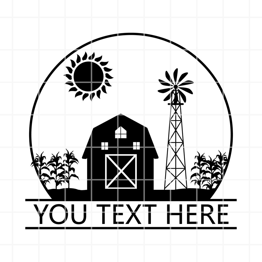 Farm Life SVG Cut File, Barn Clipart (digital Download) - Etsy
