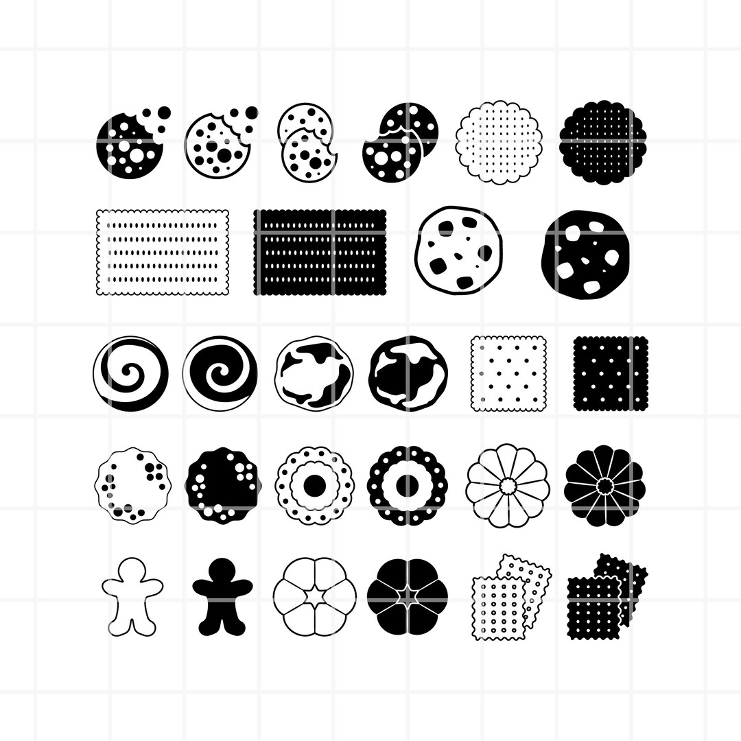 Cookie SVG. Cookie Png. Cookie Clipart. Cookie Cut File. Pastry Svg ...