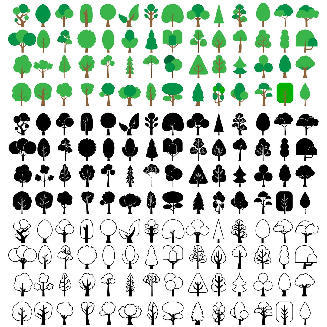 Tree SVG. Tree Png. Tree Cut File. Tree Clipart. Tree Cricut. Tree ...