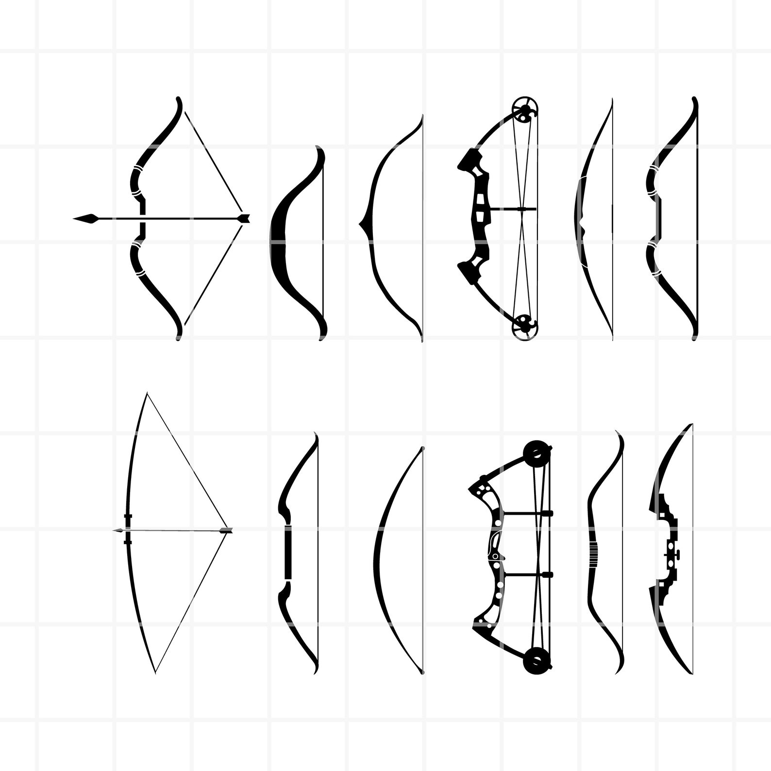 Bow SVG. Archer Svg. Archery Svg. Bow Png. Archer Png. Archery Png. Bow ...