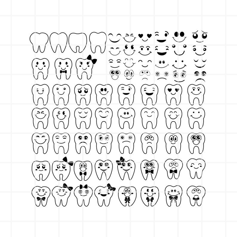 Tooth Fairy SVG Clipart Set (digital Download) - Etsy