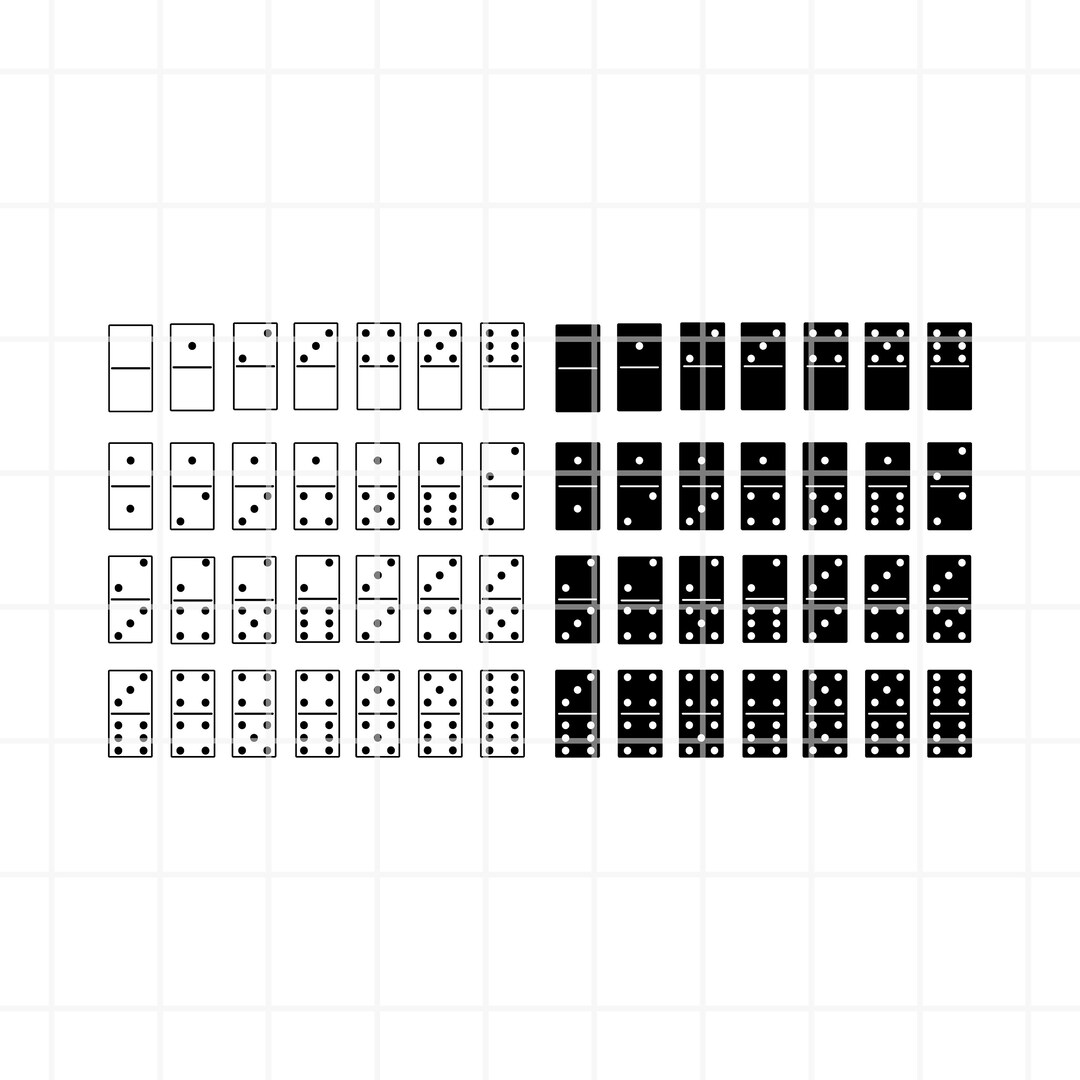 Domino SVG. Domino Png. Domino Clipart. Domino Cut File. Domino Cutting ...