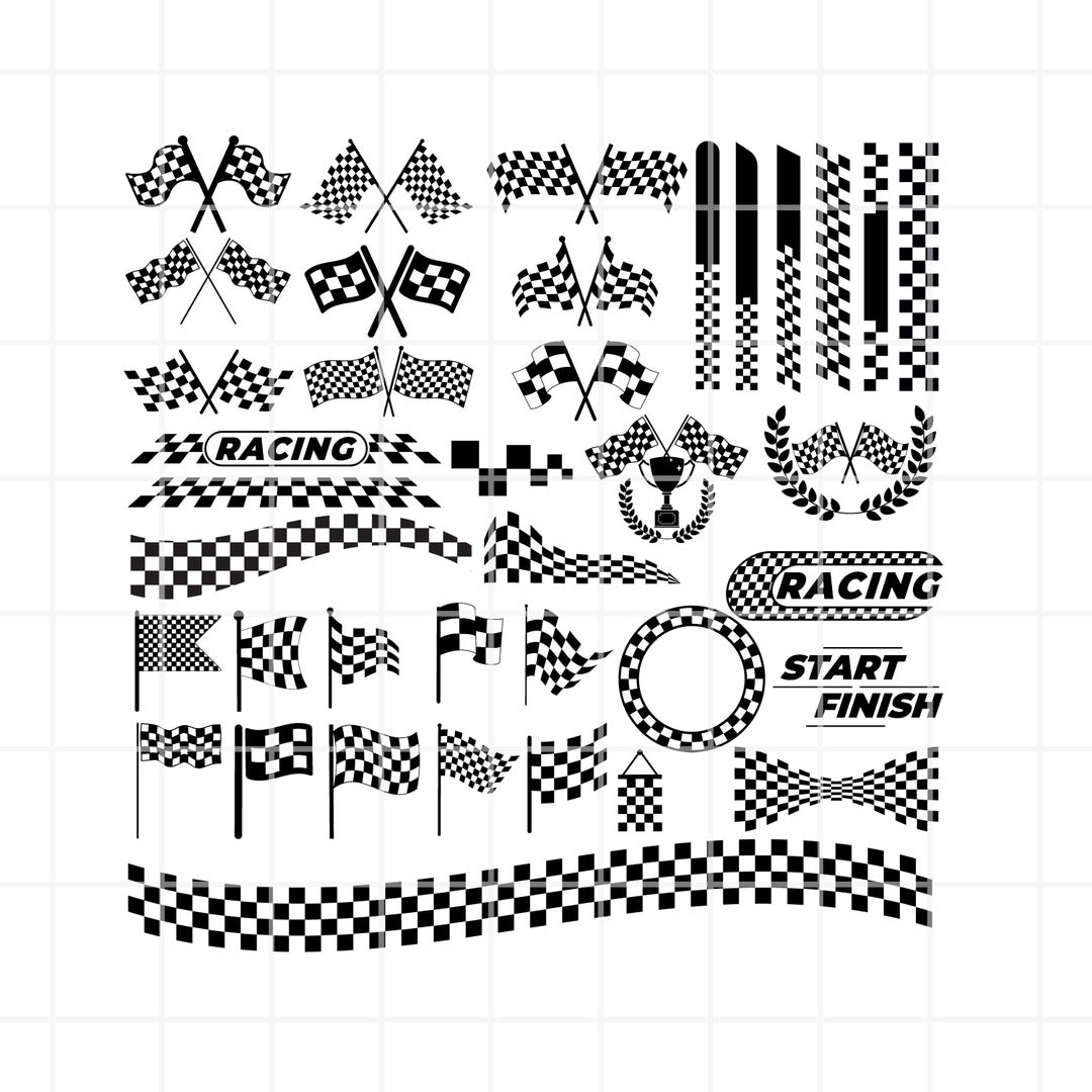 Race Flag SVG. Race Flag Png. Race Flag Cut File. Race Flag Clipart ...