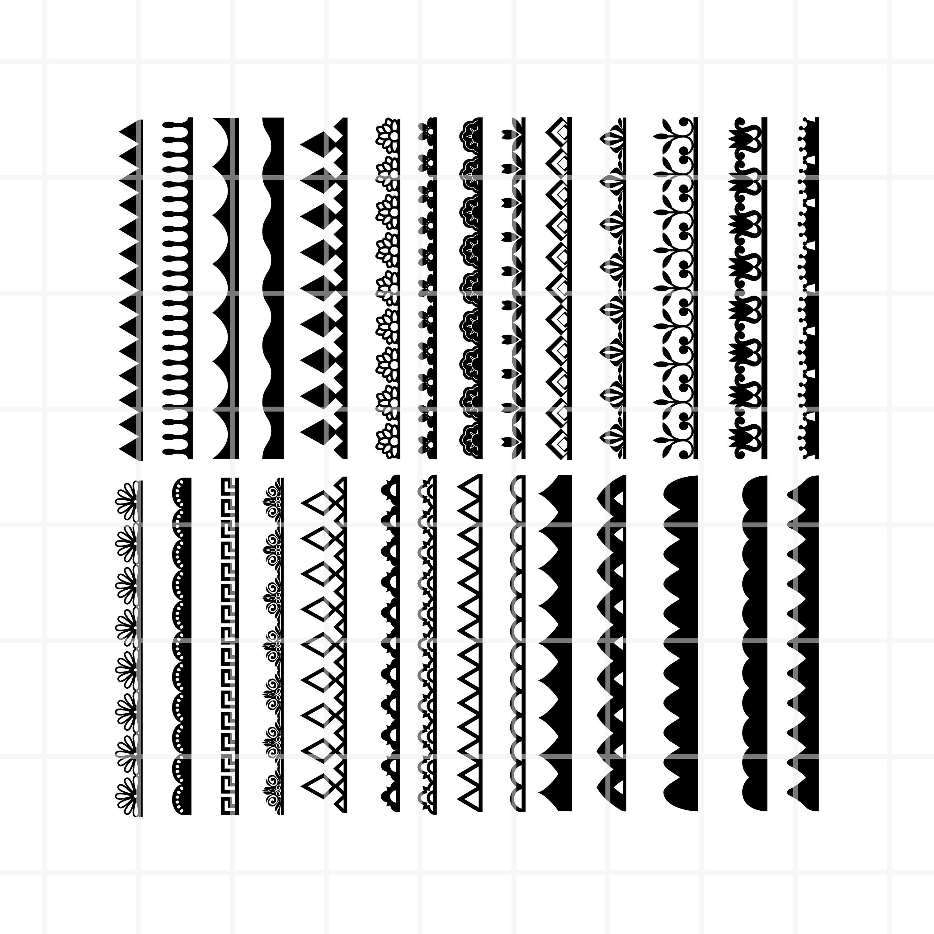 Border SVG. Border Png. Border Cut File. Border Clipart. Border Cricut ...