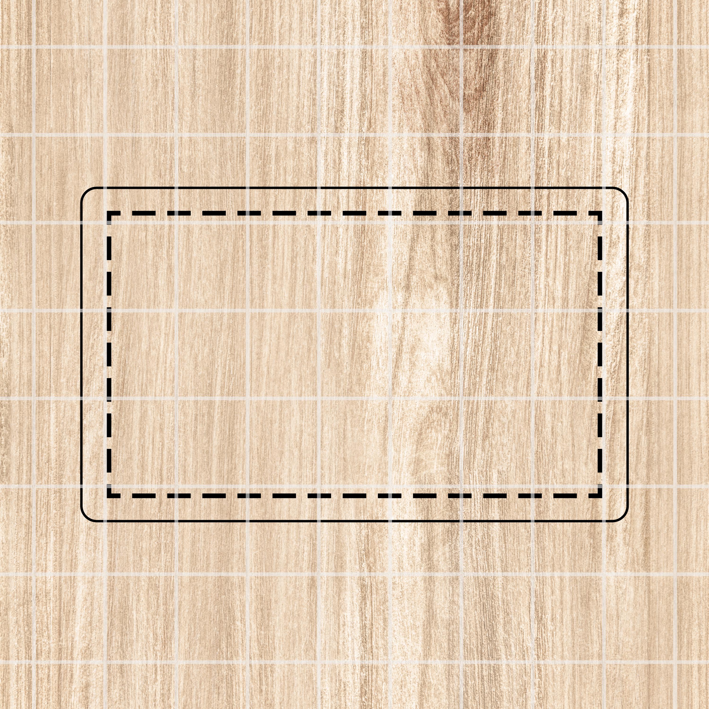 Leather Patch Svg. Hat Patch SVG. Rectangle Svg. Faux Stitch SVG. Blank ...