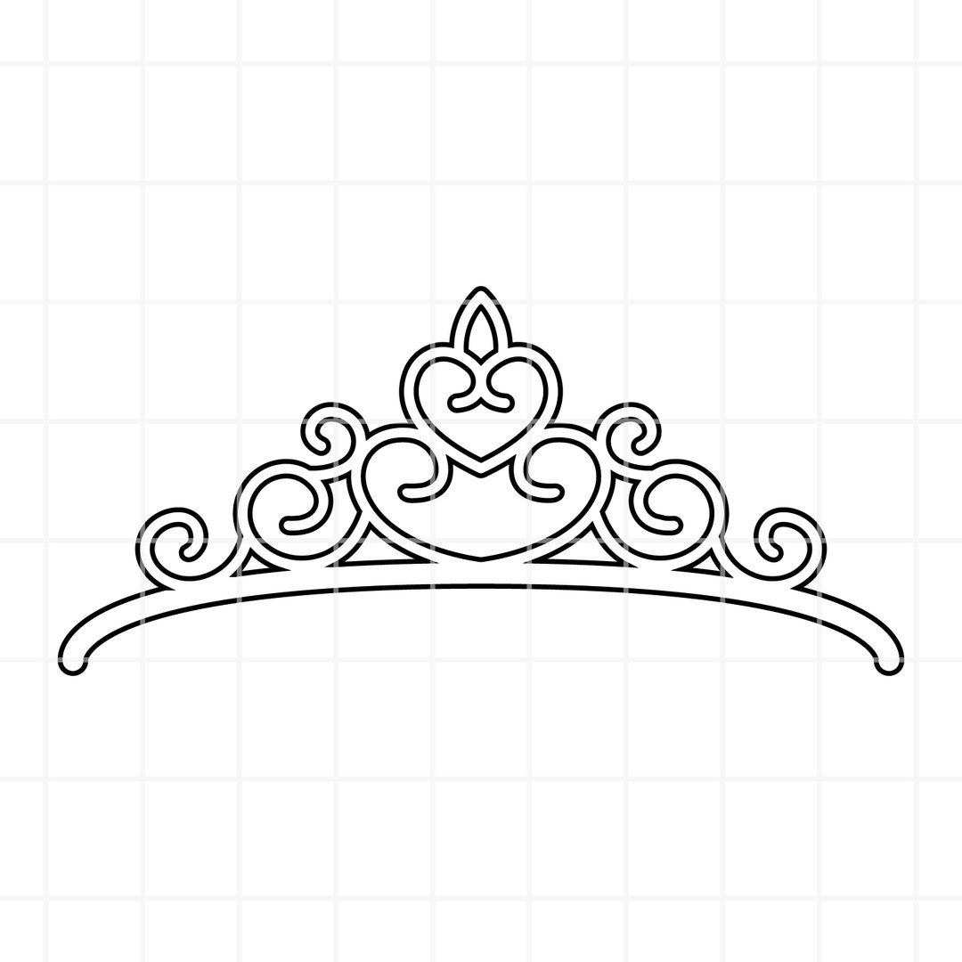 Tiara Svg. Princess Svg. Crown Svg. Princess Tiara Svg. Tiara Pink ...