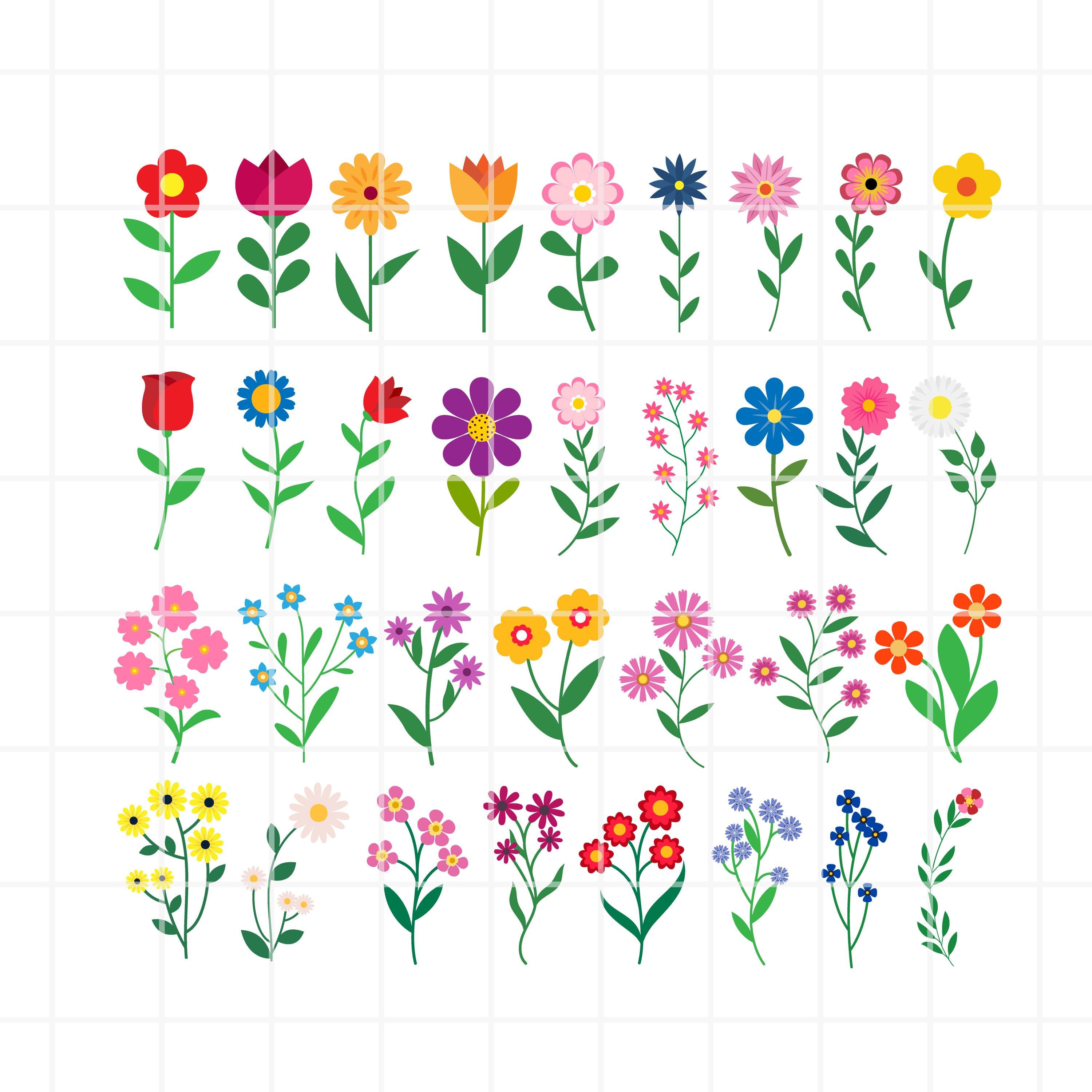 Spring Flower SVG. Spring Flower Png. Spring Flower Cut File. Spring ...