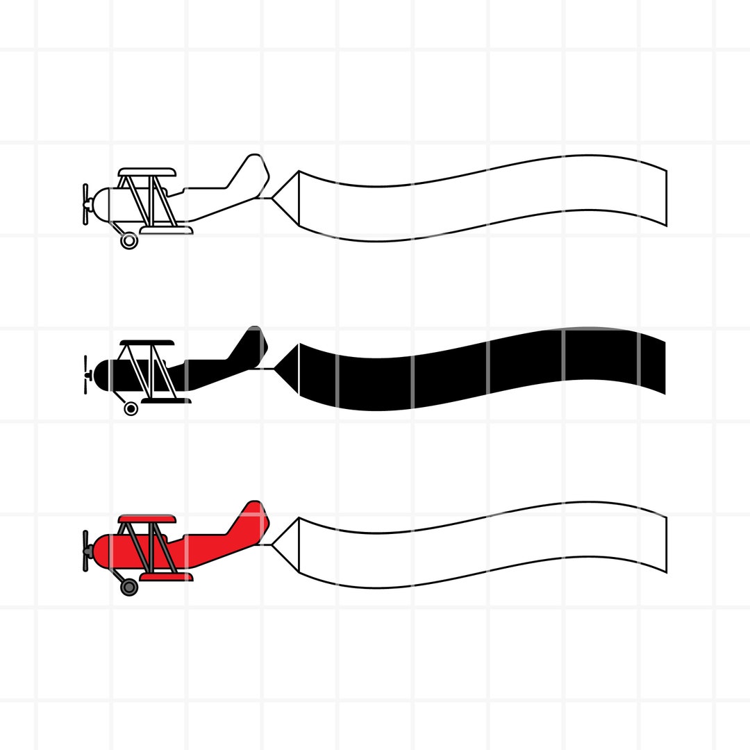 Flugzeug Mit Banner Png