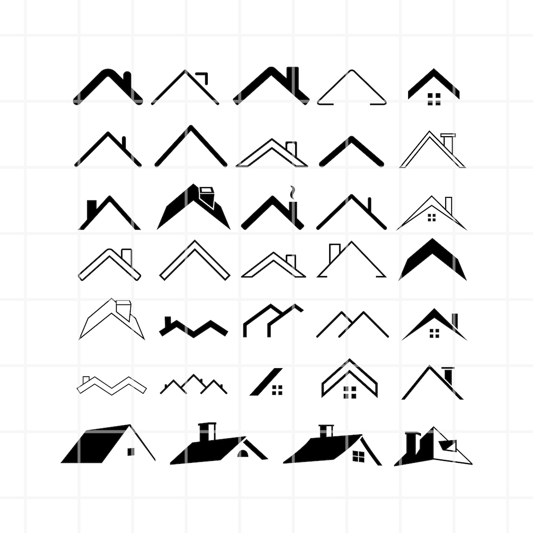 House Roof SVG. House Roof Png. House Roof Cut File. House Roof Clipart ...