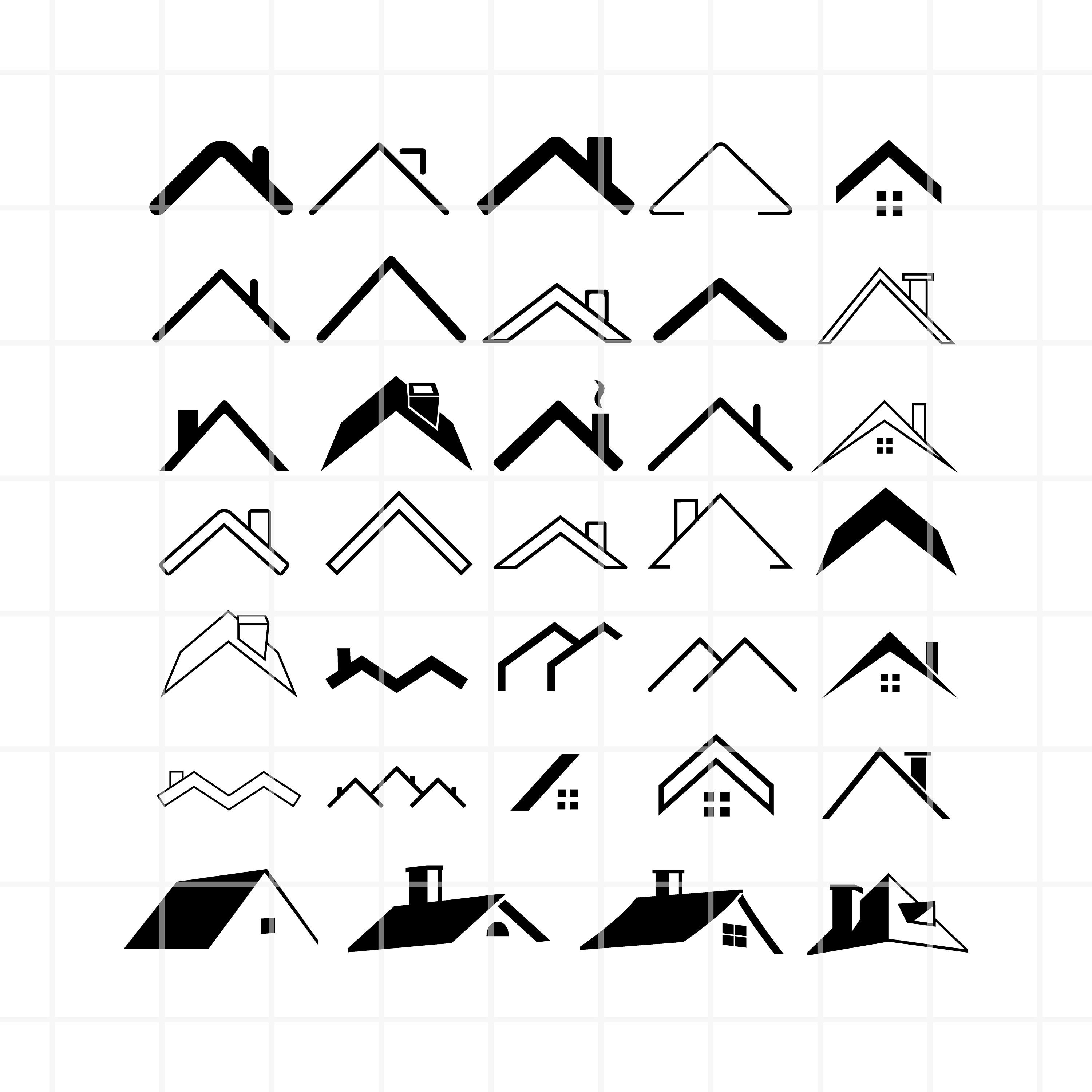 House Roof SVG. House Roof Png. House Roof Cut File. House Roof Clipart ...