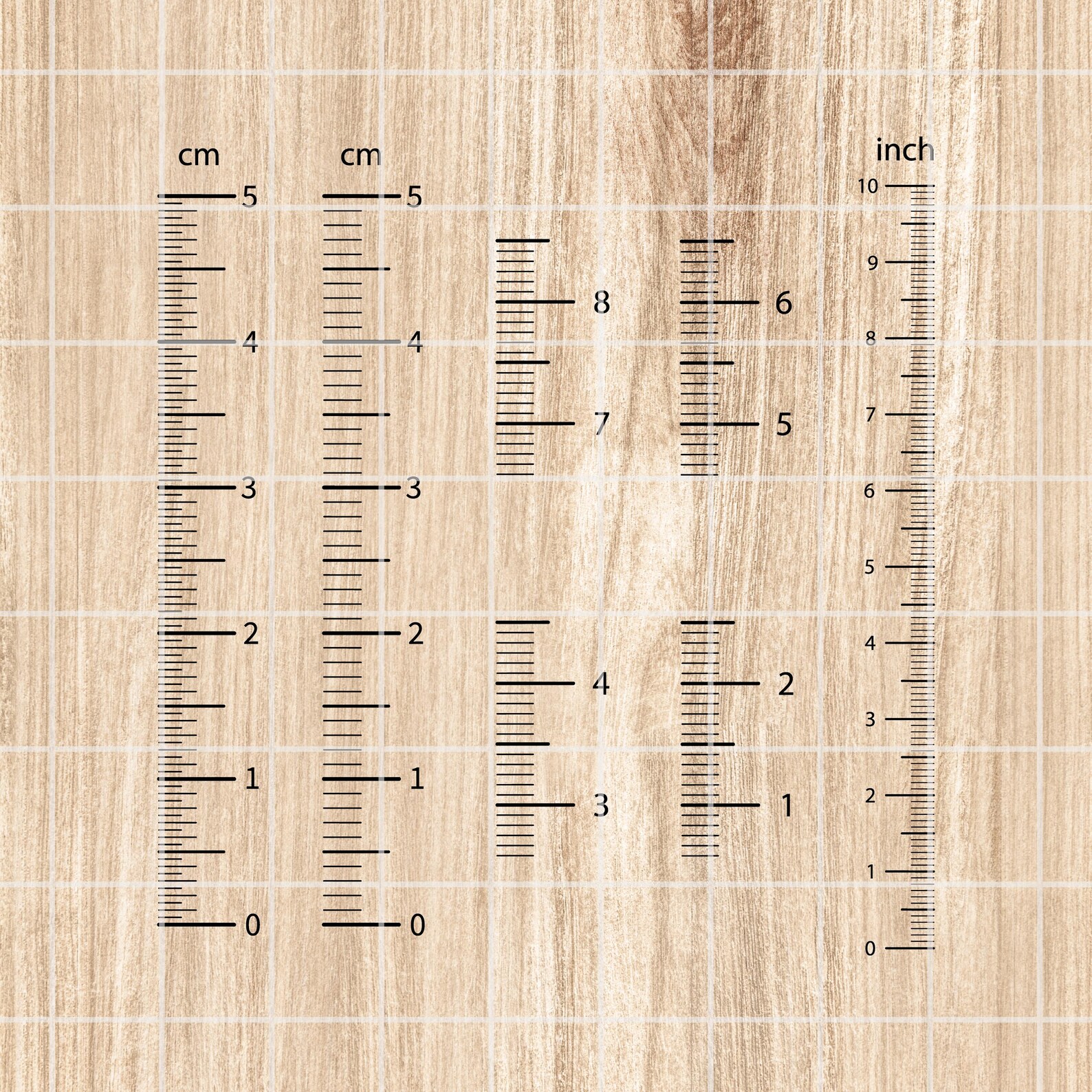 Inch and Centimeter Ruler Svg. Growth Chart Svg. Inch Ruler Svg. Growth ...