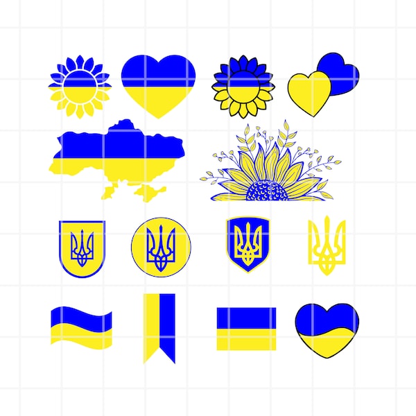 Ukraine Vector Svg - Etsy