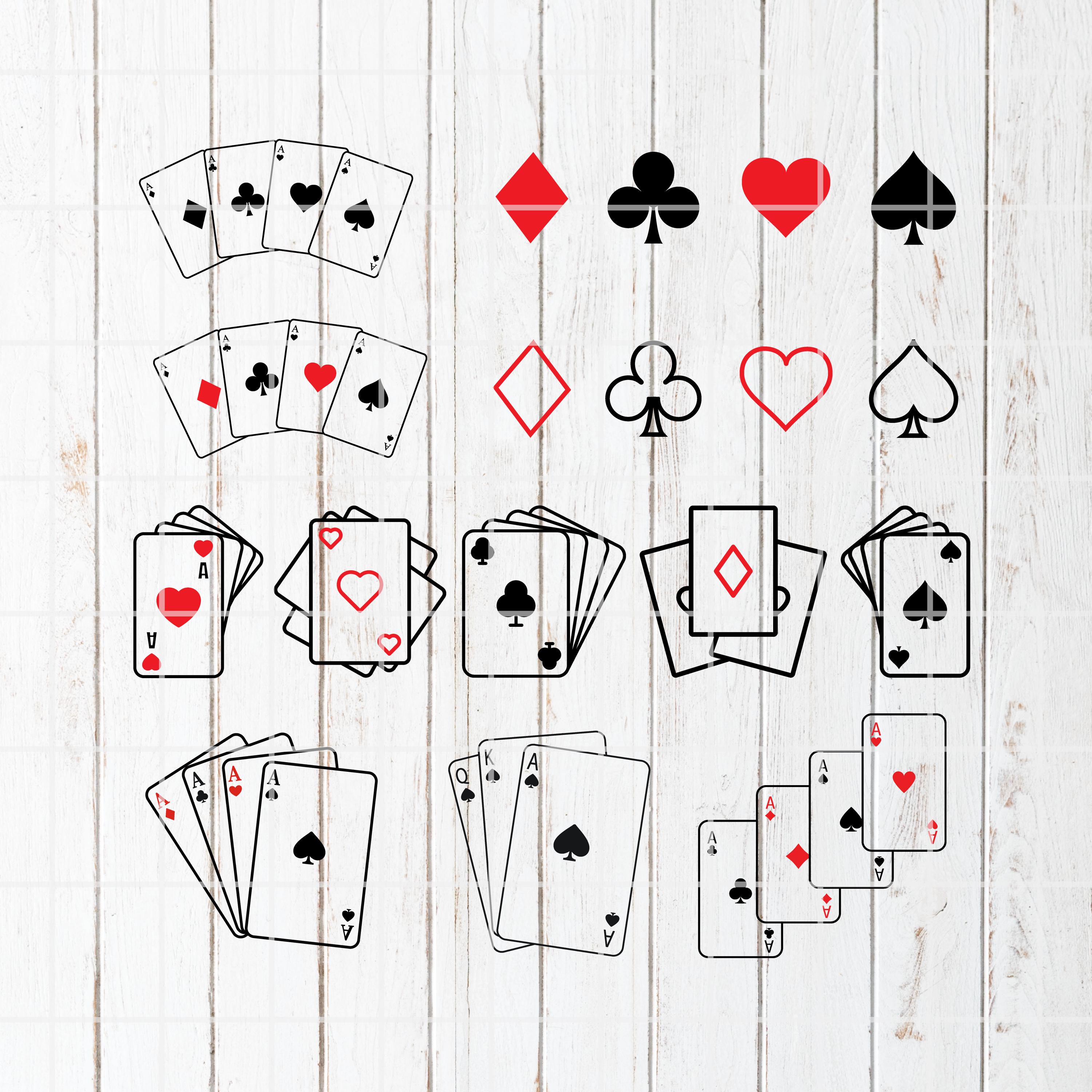 Playing Cards Svg. Poker Svg. Playing Cards Png. Poker Png. Playing ...