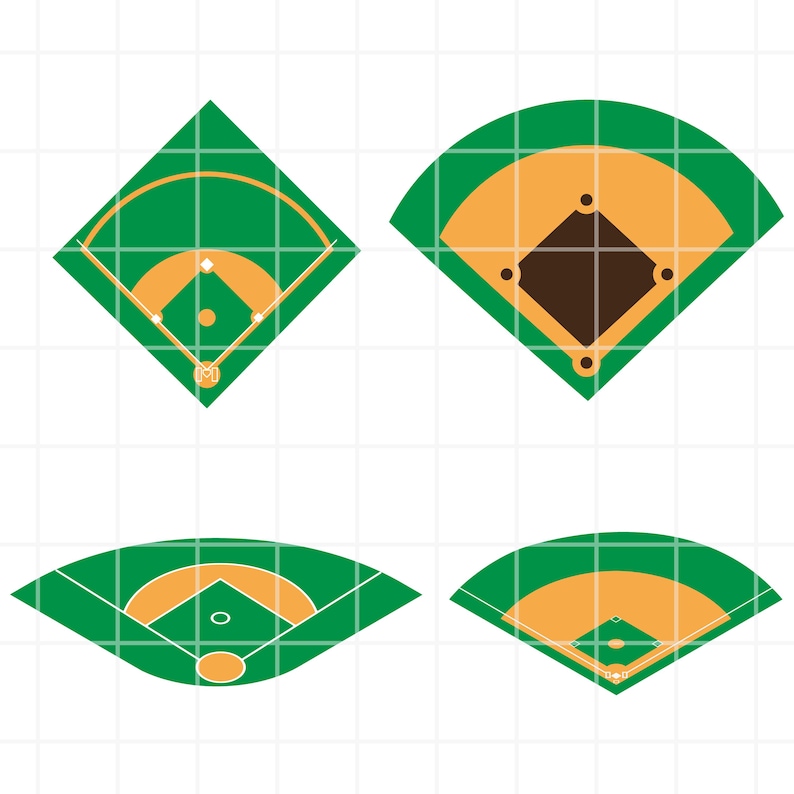 Baseball Field SVG. Baseball Field Png. Baseball Field Clipart ...