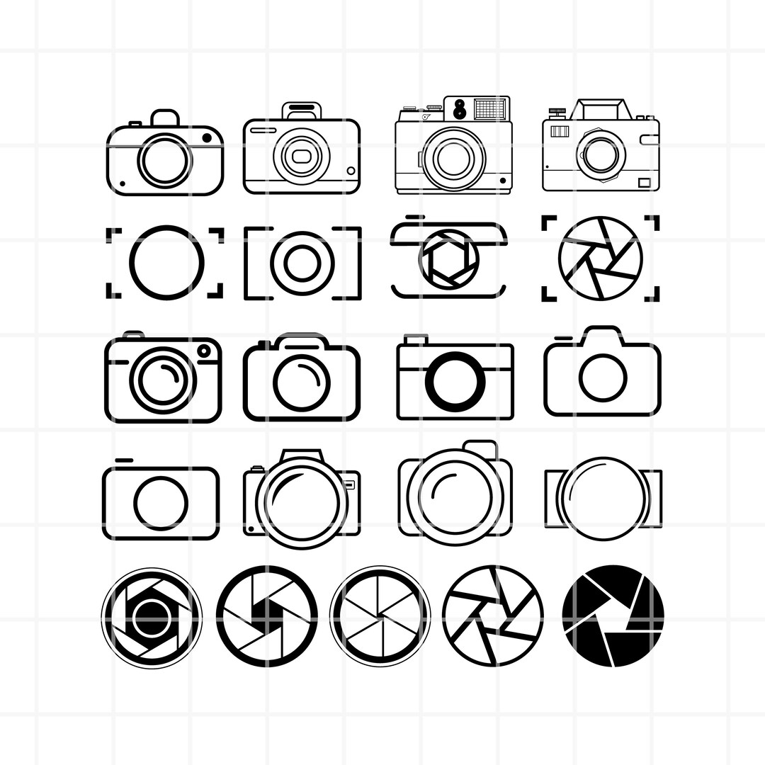 Photo Camera SVG. Photo Camera Clipart. Photo Cameracut Files. Photo ...